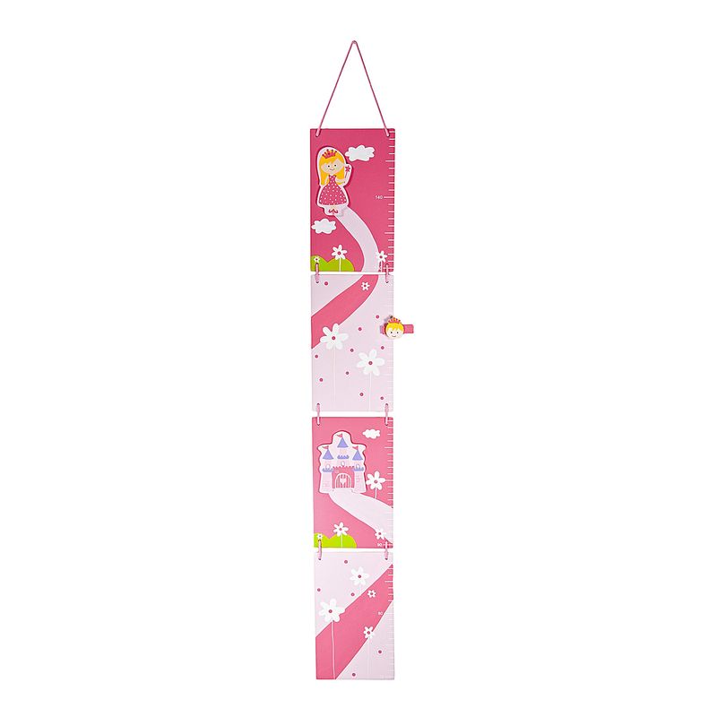 Mousehouse Gifts - Pink Princess Height Chart for Kids' Room Growth ...