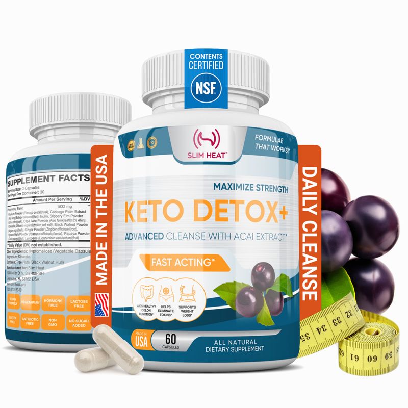 Colon 30 Day Cleanse, Advanced Gut Cleanse Detox for Women & Men with Acai Berry - Online ...